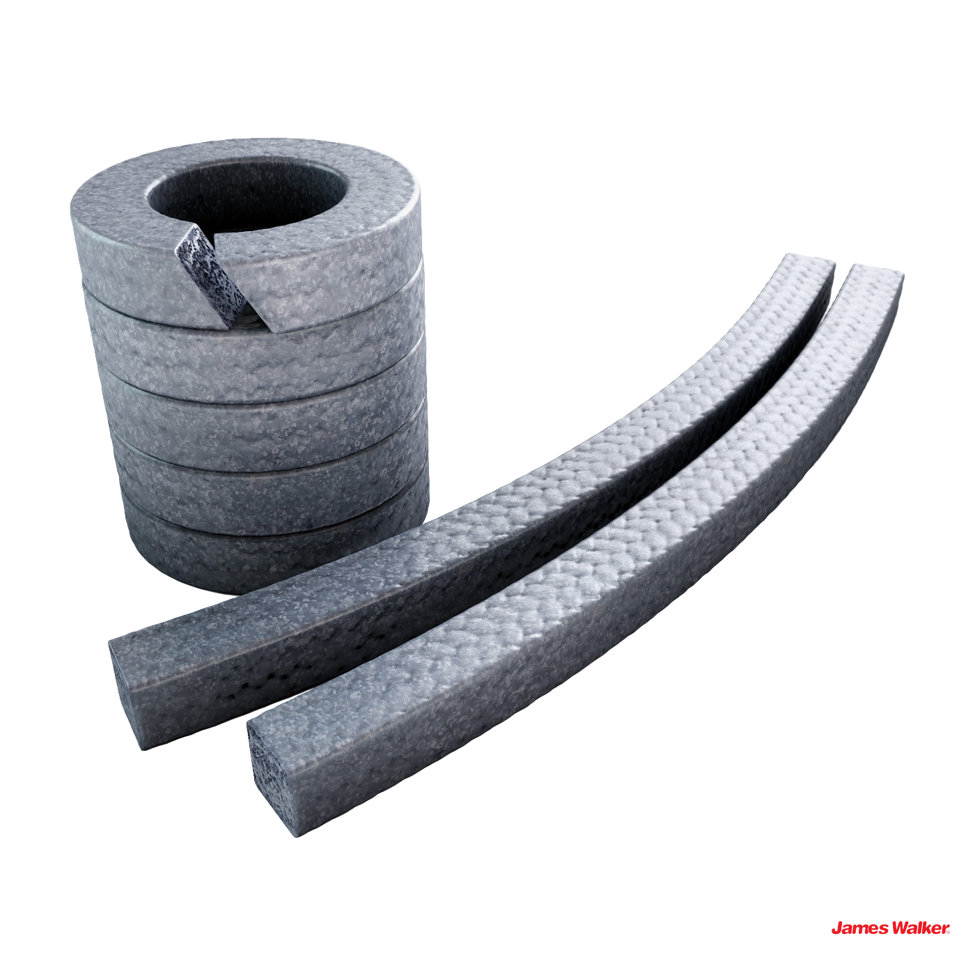 James Walker Gland packing / fat cord Graphite Reinforced with Inconel® Lionpak 5202 - Florijn ...